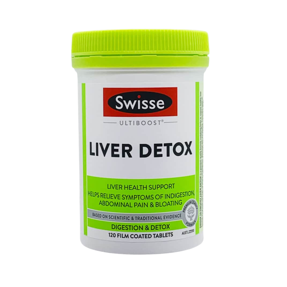 Viên uống bổ gan và giải độc gan Swisse Liver Detox 120 viên của Úc