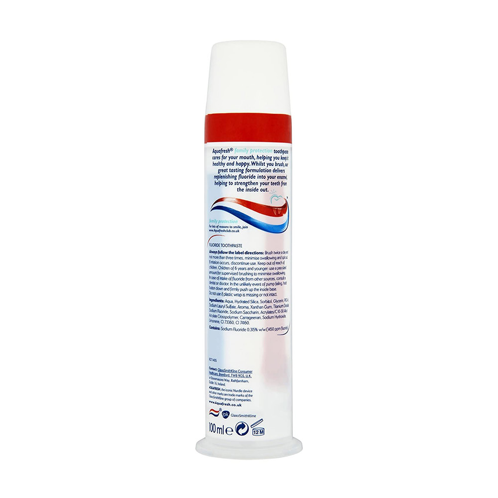 Kem đánh răng Aquafresh Pump Toothpaste – Fresh & Minty – Family Triple ...
