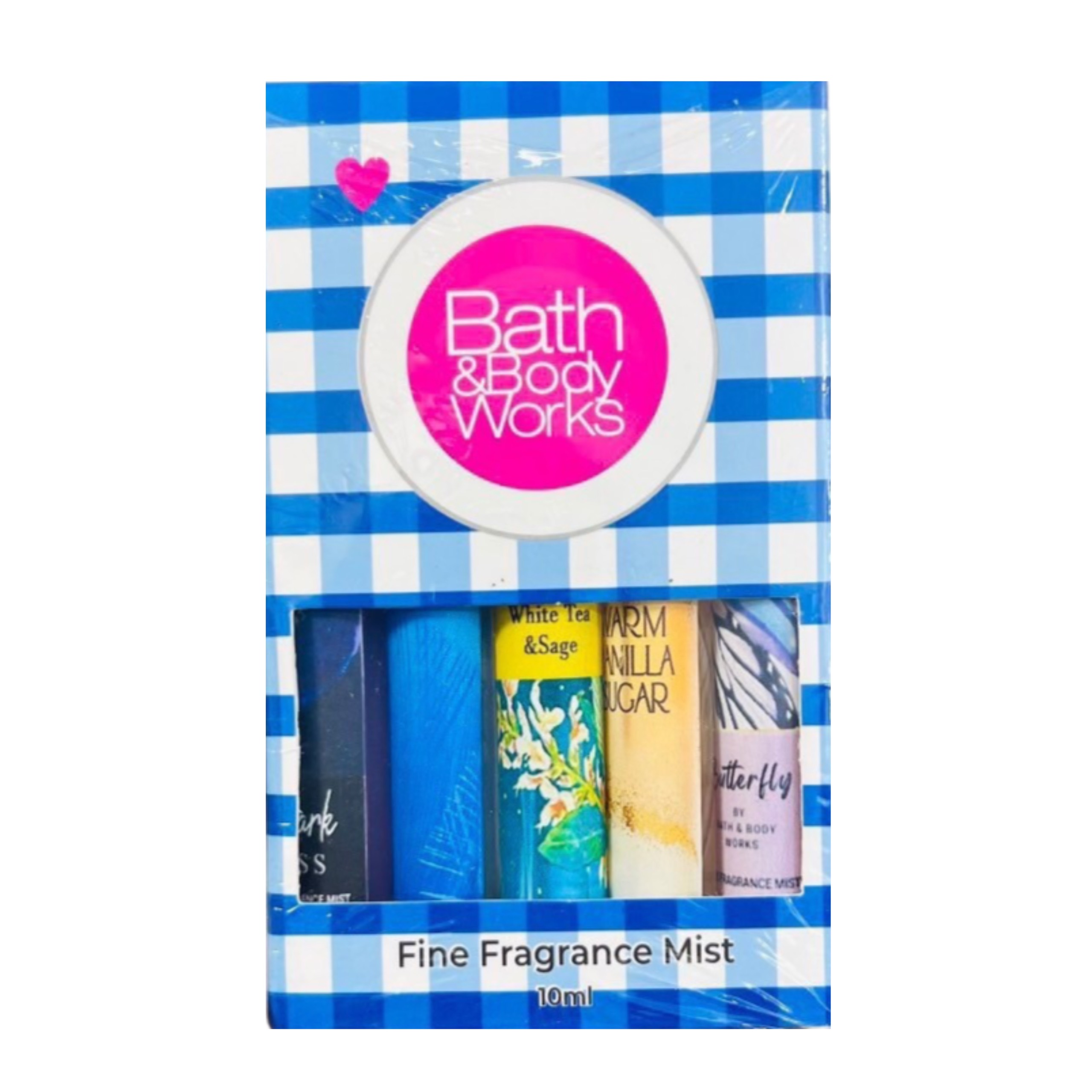 Set 5 ống nước hoa mini Body mist Bath And Body Works