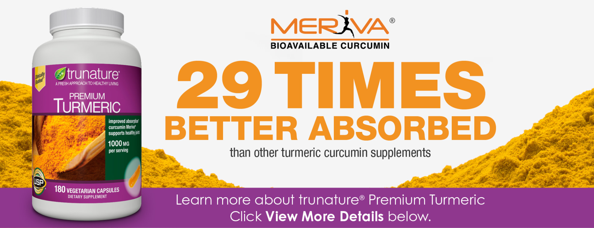 Tinh chất nghệ hỗ trợ hệ miễn dịch toàn diện Trunature Premium Turmeric ...